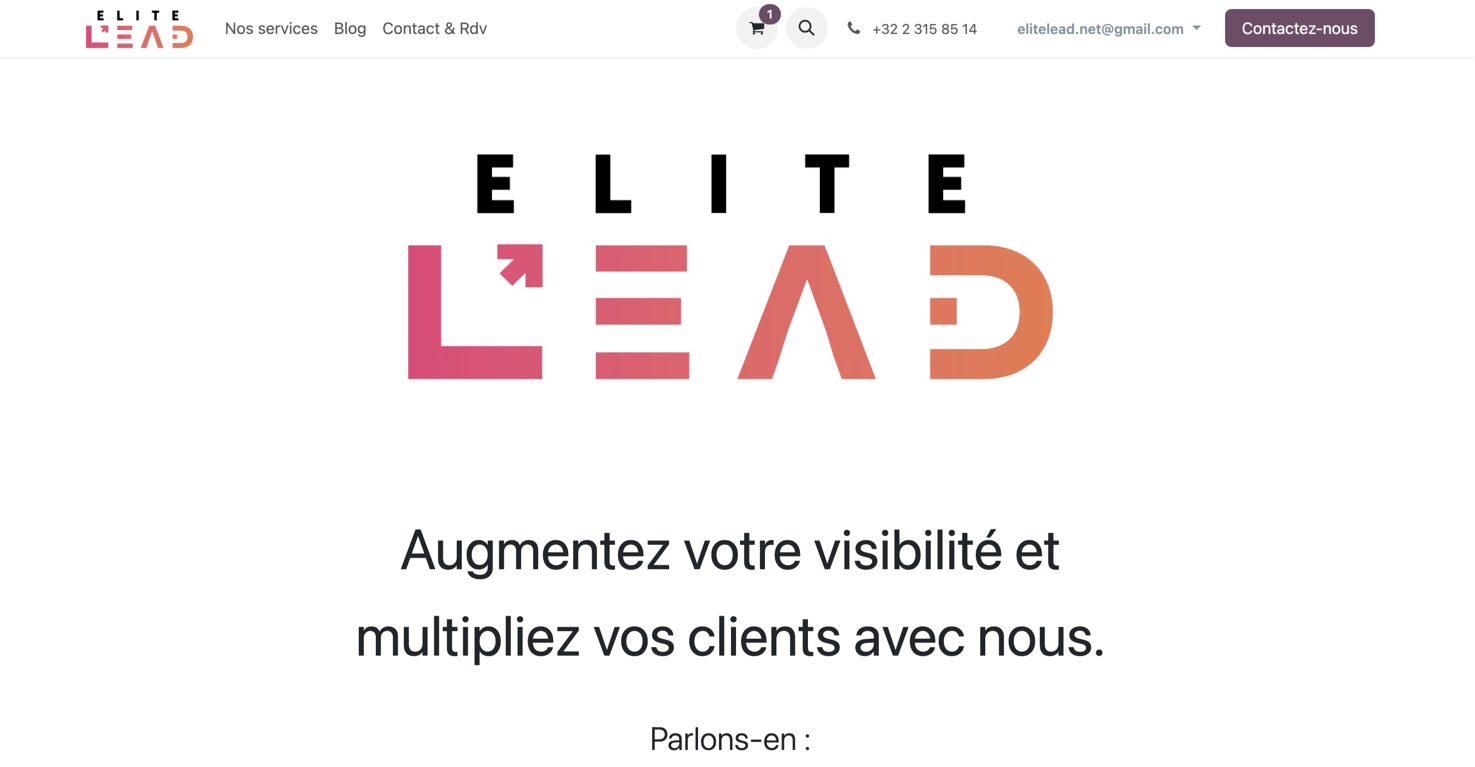 Elite Lead - Simplifions votre croissance digitale